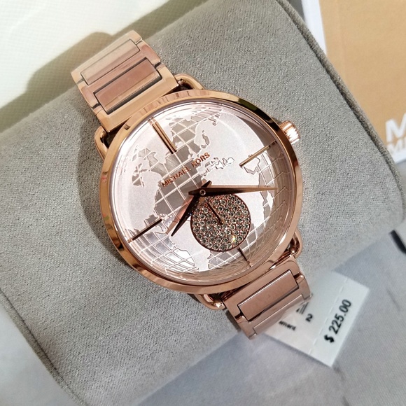 Michael Kors | Accessories | Nwt Michael Kors Portia Rose Gold Watch ...
